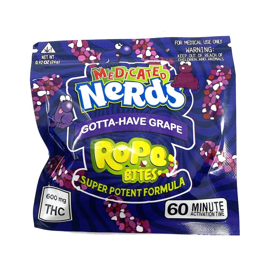 Nerd Rope Bites Grape – 600MG THC - Online Dispensary Canada | Buyweedpacks